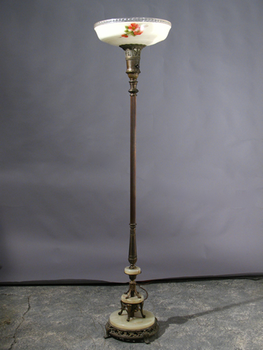 Genuine Antique Lighting: Torchiere Lamp