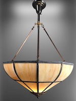 Genuine Antique Lighting: Inverted Domes